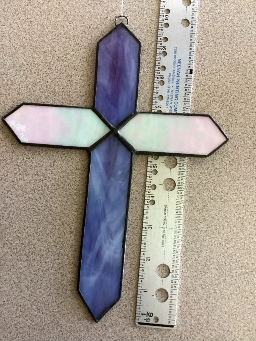 Hand Crafted | Art | Handcrafted Stained Glass Cross | Poshmark